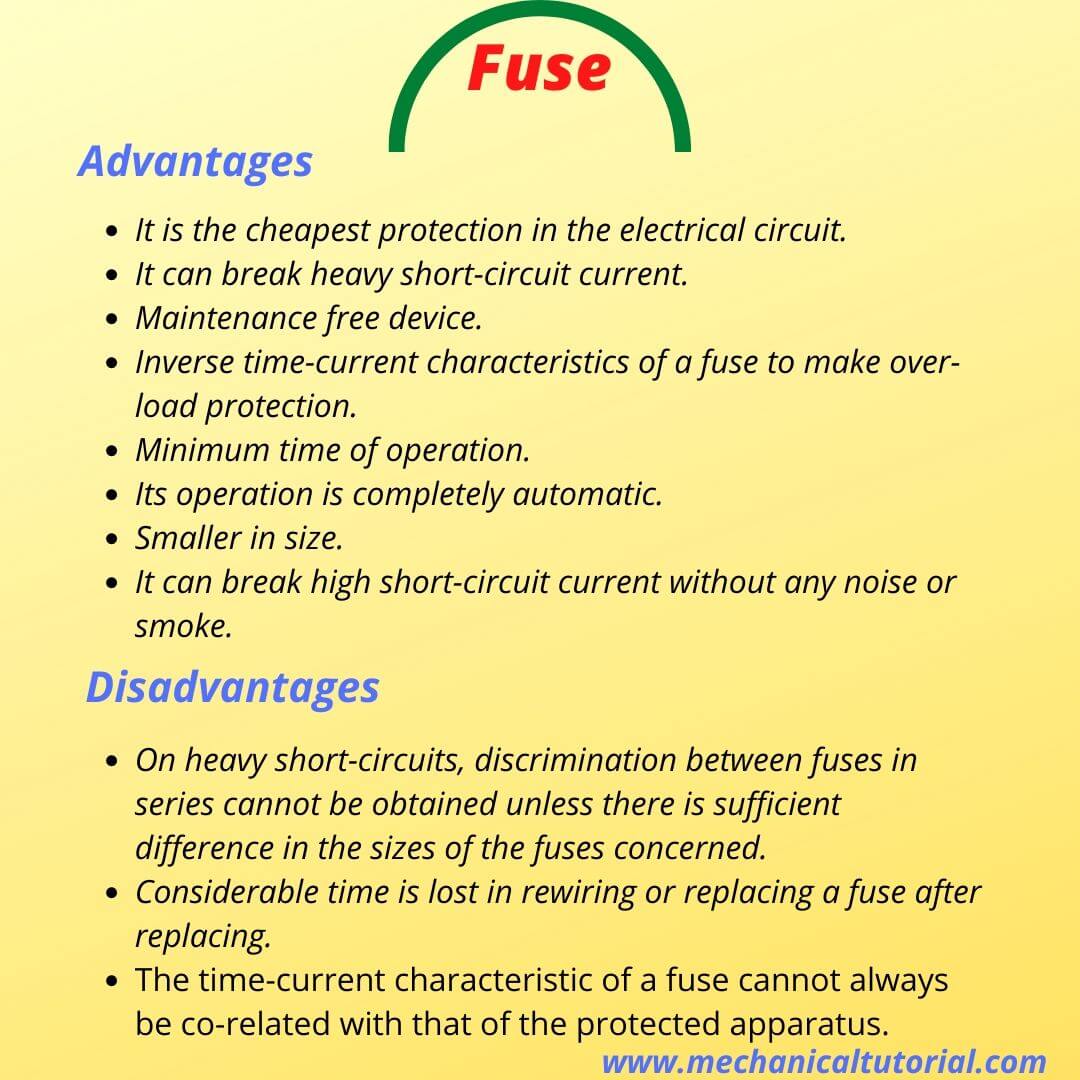 Fuse Multiple Choice ions MCQ And Answers Mechanicaltutorial